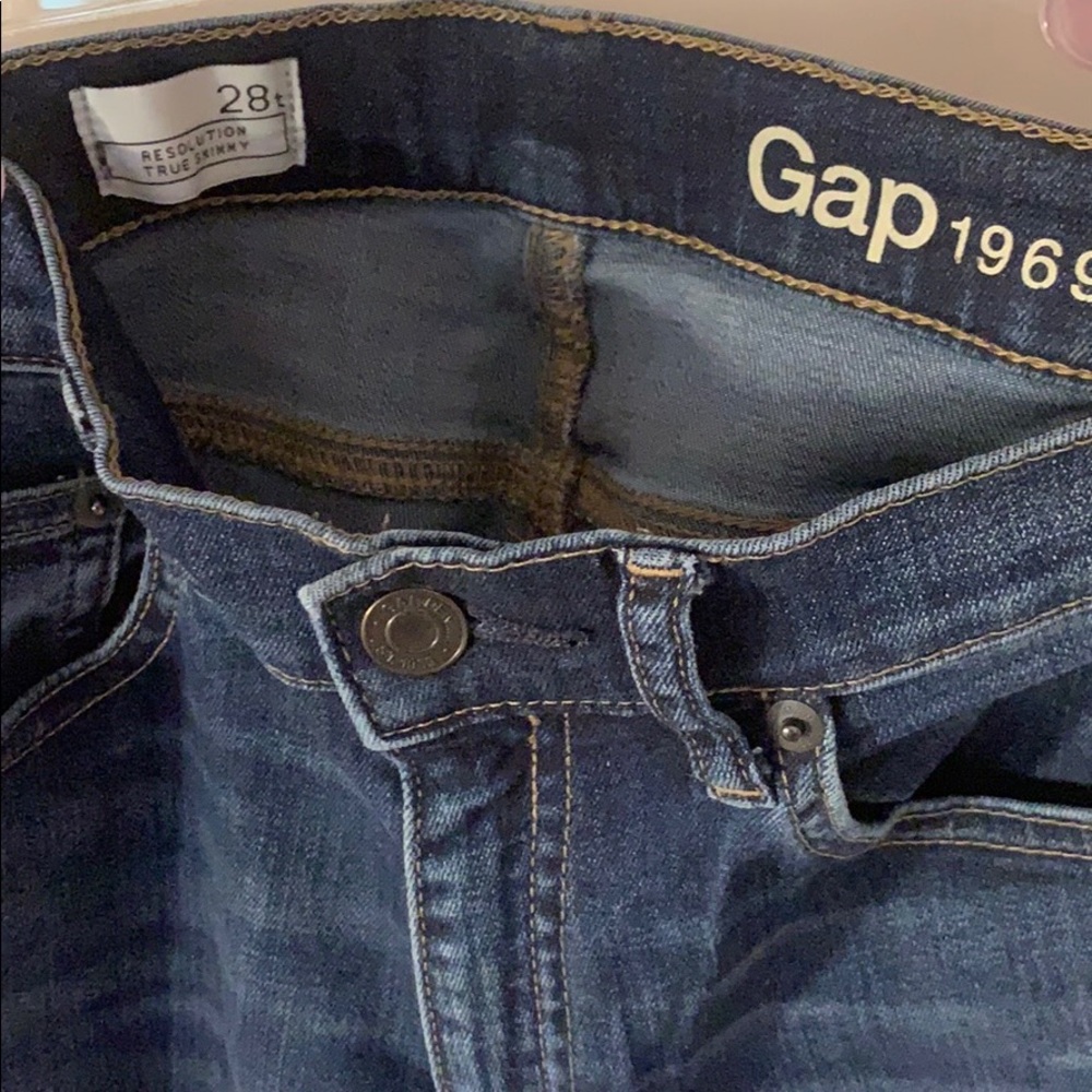 Medium Wash Resolution Skinny Gap Jeans - Gem